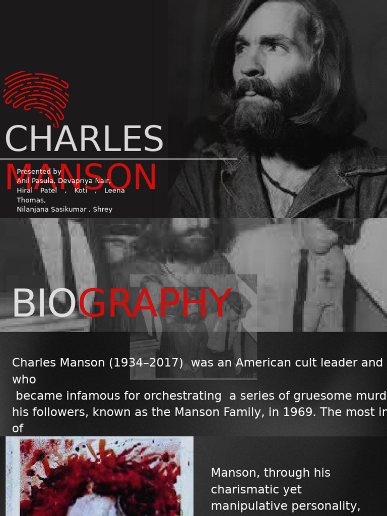 CHARLES MANSON | PDF | Charles Manson