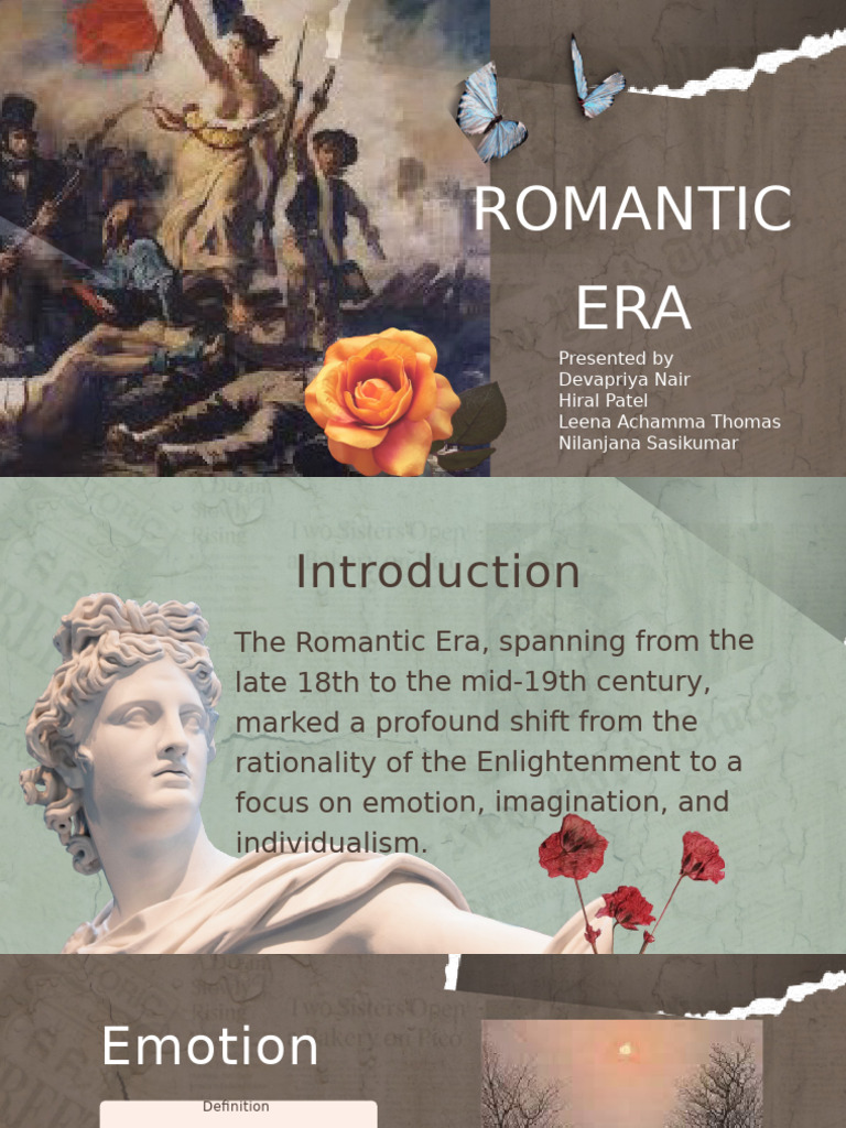 ROMANTIC ERA | PDF | Romanticism | Transcendentalism