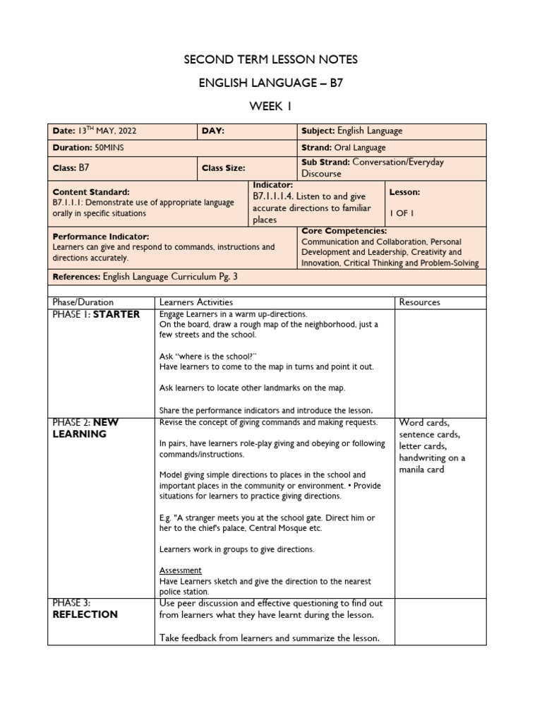 b7 Term 2 Eng Lang All Weeks (1) | PDF | Reading Comprehension | Learning