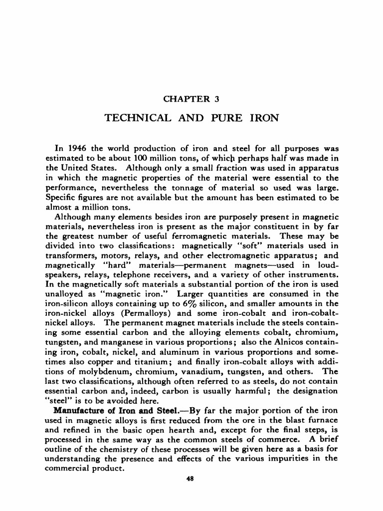 Ferromagnetism in Iron Alloys | PDF | Iron | Oxide