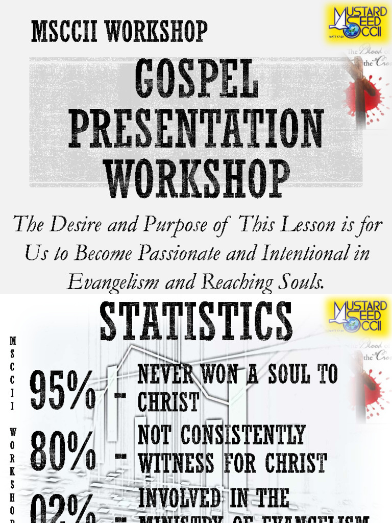 GOSPEL-PRESENTATION-WORKSHOP | PDF | Jesus | Anno Domini