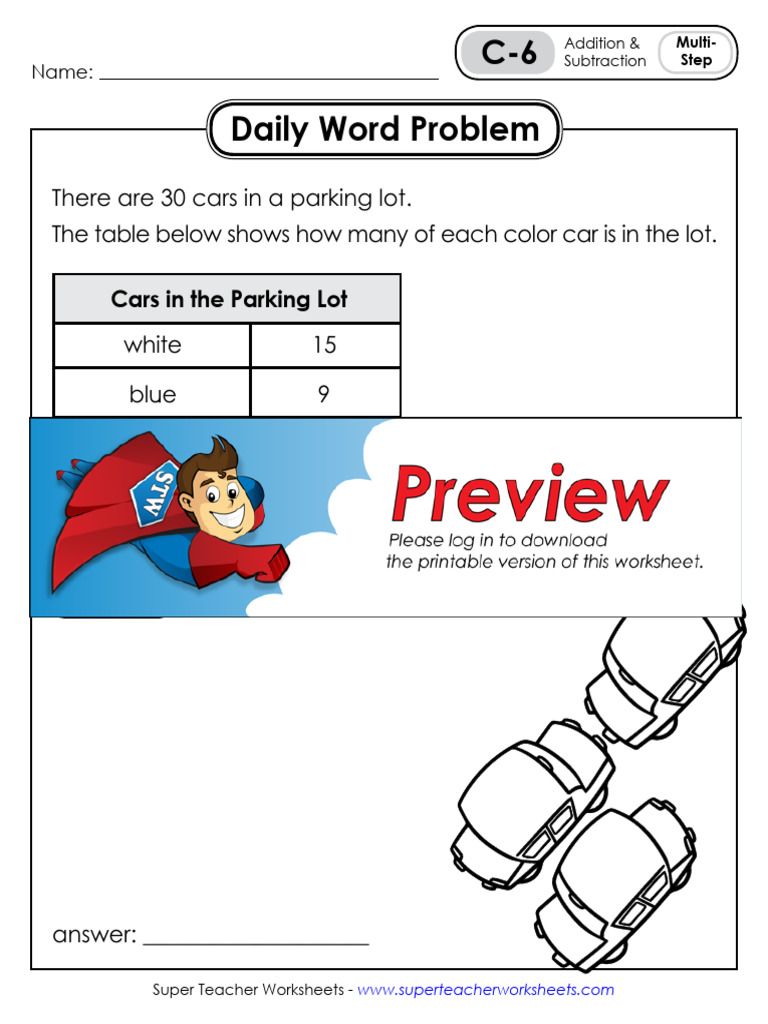Daily Word Problem c6 10 | PDF | Mathematics