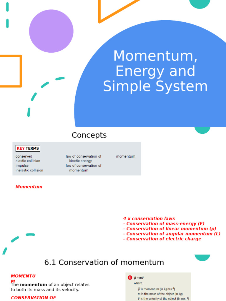 Conservation Laws: Momentum Explained | PDF
