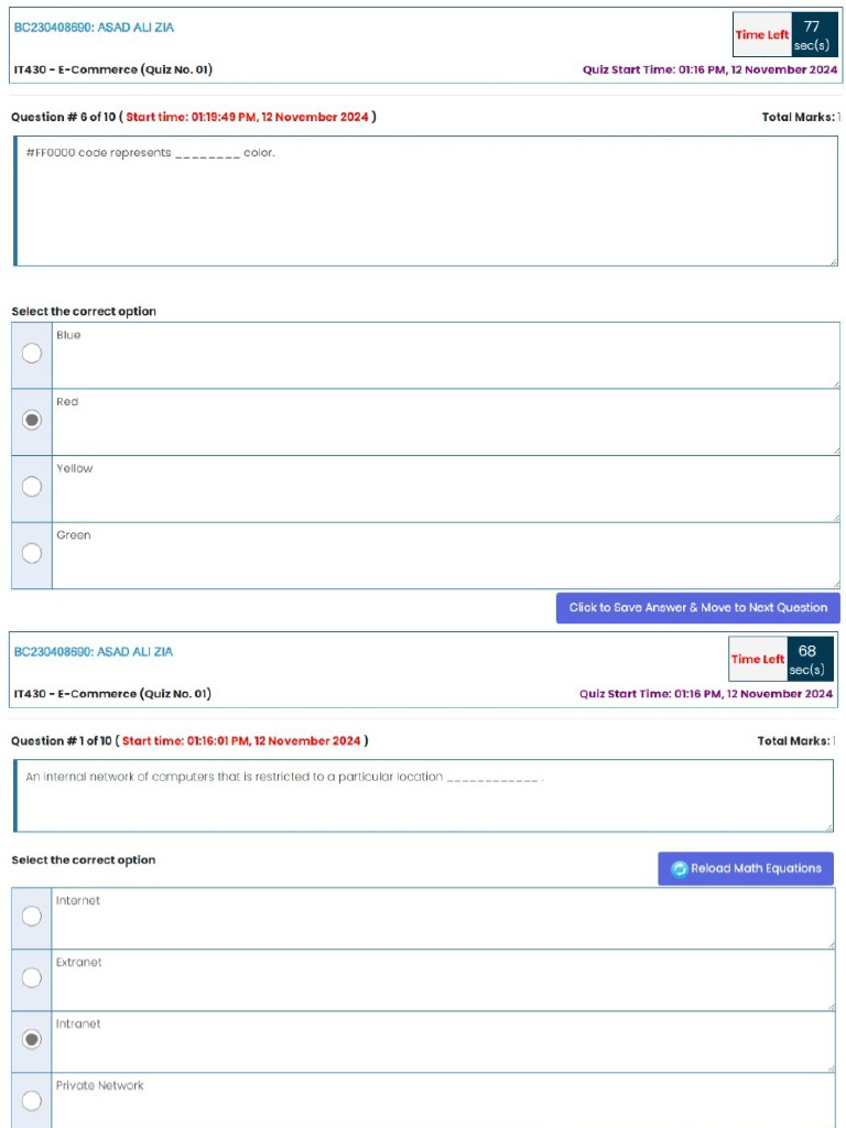 IT430 - E-Commerce - Midterm - Quiz No. 01 | PDF