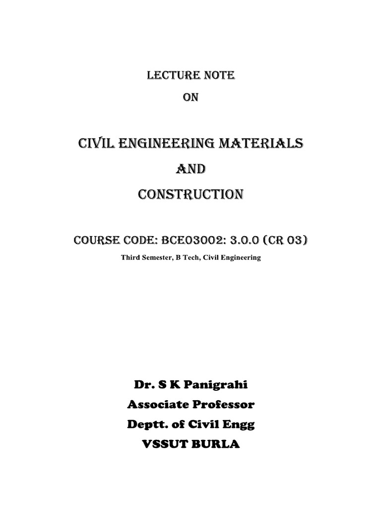 Building Materials PDF | PDF