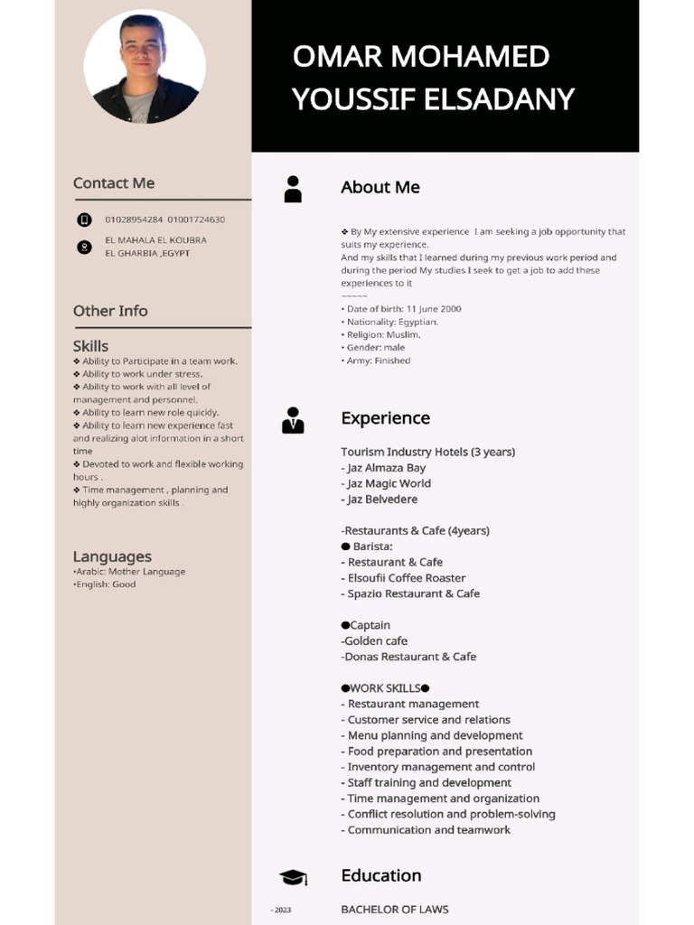 Cv Omar Mohamed (2) | PDF