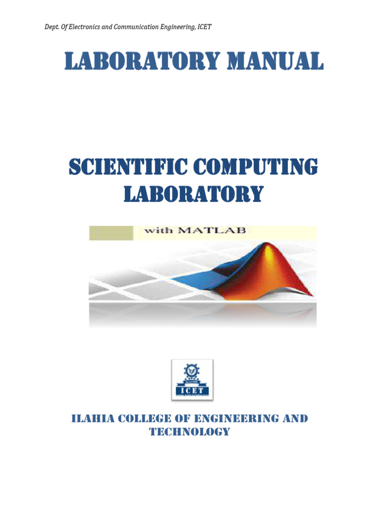 Lab Manual Final Copy_compressed (1) | PDF | Numerical Analysis | Matlab