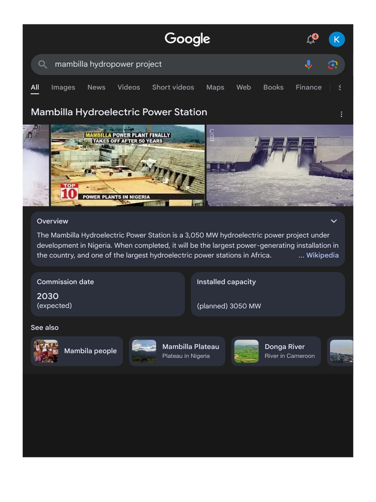 Mambilla Hydropower Project Overview | PDF | Hydroelectricity | Electricity