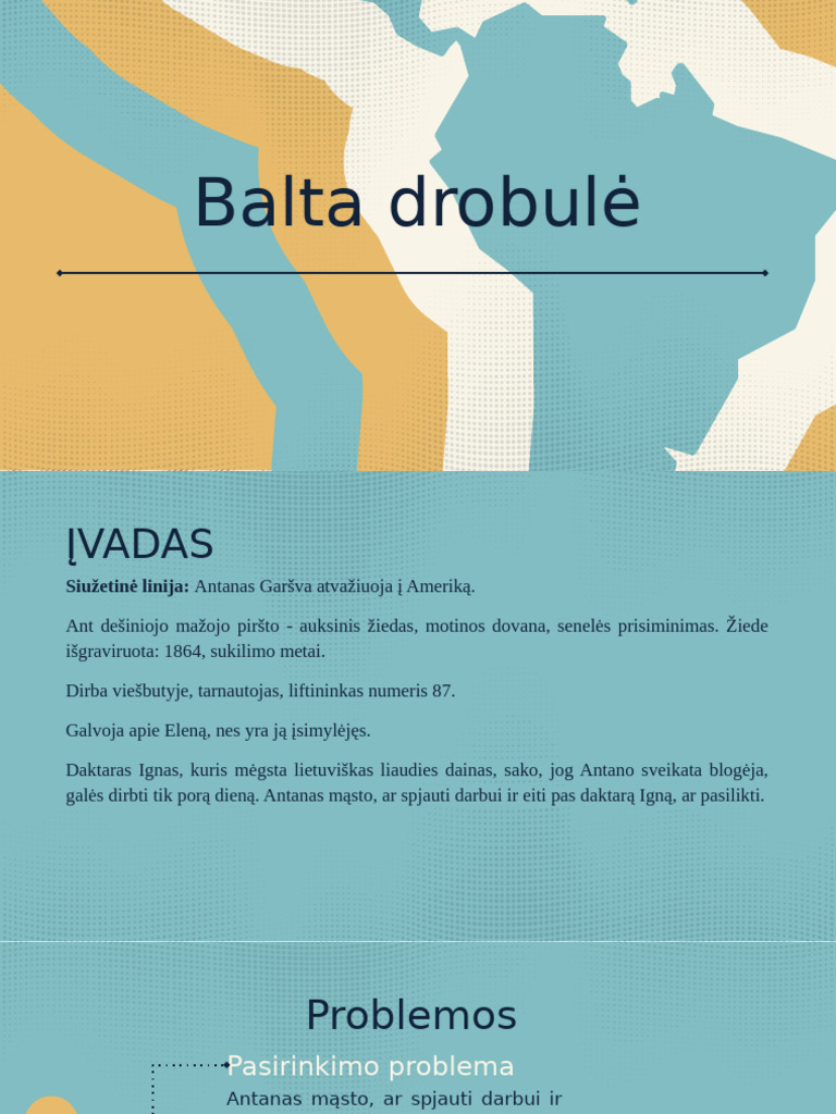 12 Balta Drobulė Grupinis Darbas | PDF