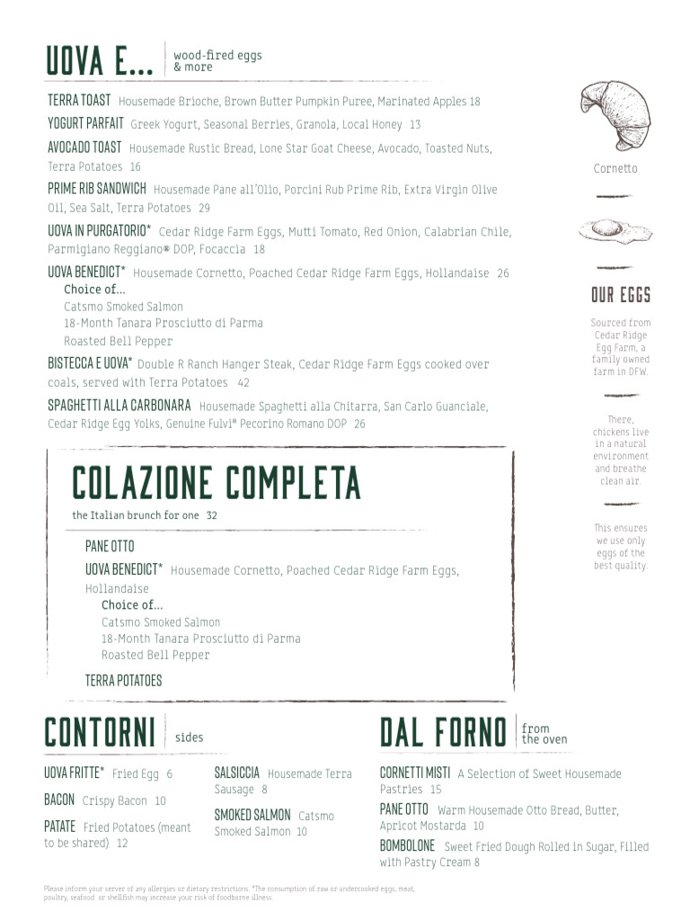 09.15.23 Brunch Menu | PDF | Martini (Cocktail)