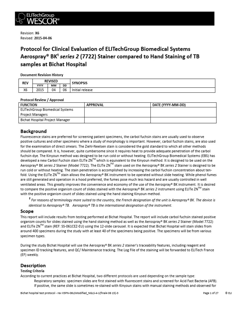 Bichat Hospital Test Protocol - Rev X5PN-06LSModified - NGLS-4-1 ...