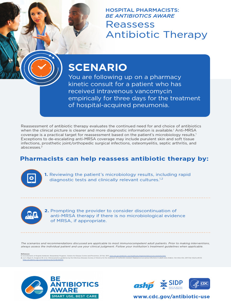 Antibiotic Therapy Poster 508 | PDF | Methicillin Resistant ...