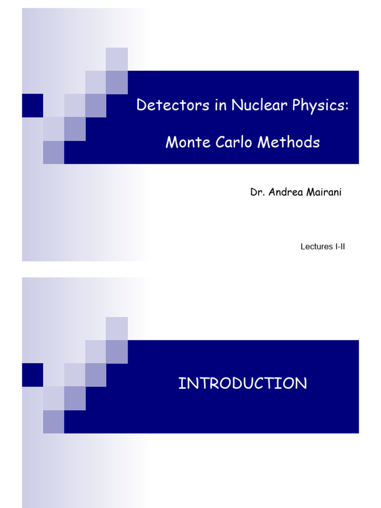 MC_1-2 | PDF | Monte Carlo Method | Physical Phenomena