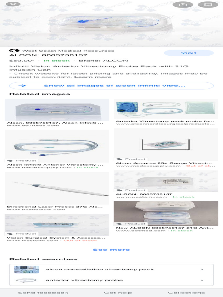 Alcon Infiniti Vitrectomy Cutter - Google Search | PDF | Surgical ...