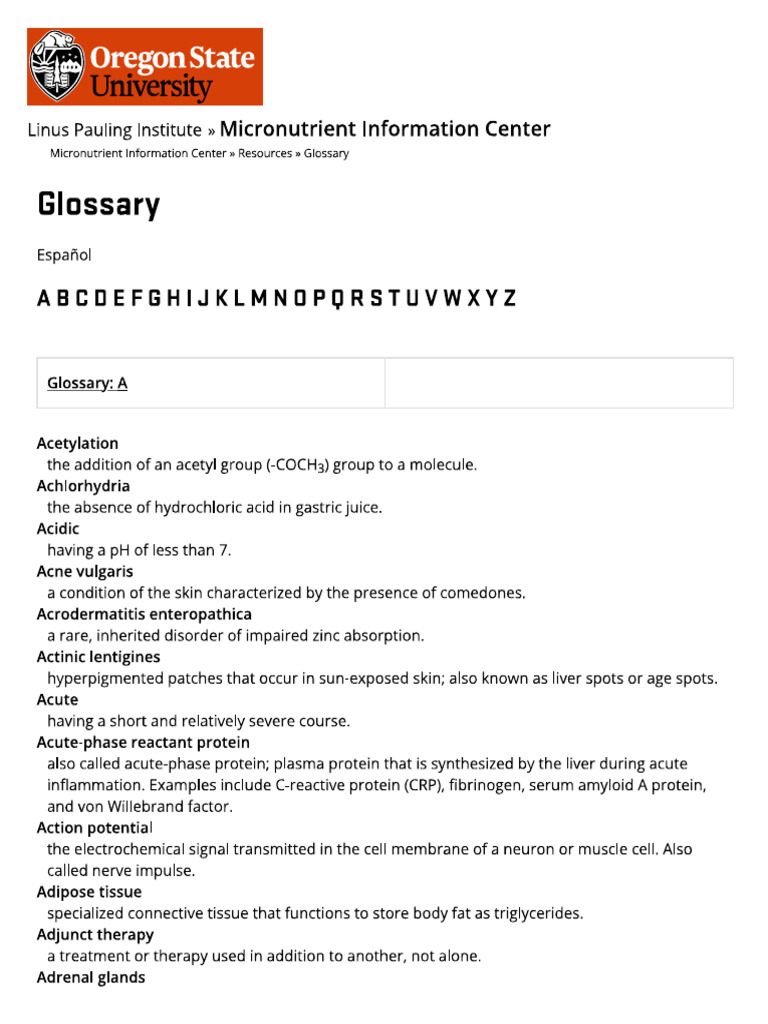 Linus Pauling Institute _ Oregon State University | PDF