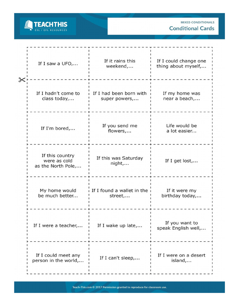 Conditionals Speaking | PDF