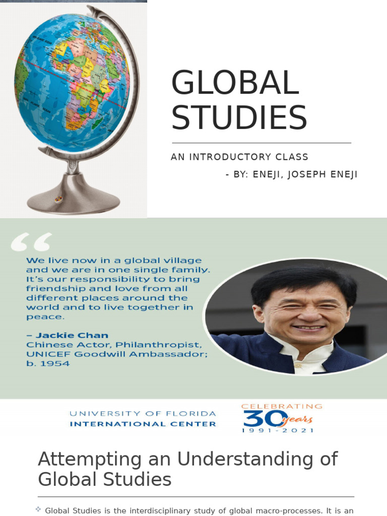 Introduction To Global Studies | PDF