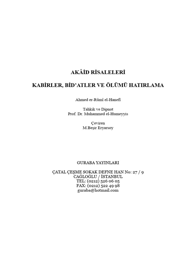 Akide Kitaplari | PDF