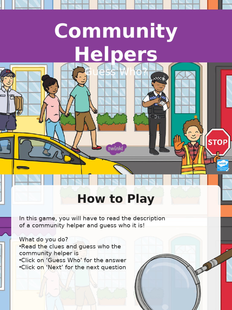 Ca Ss 115 Community Helpers Powerpoint Game - Ver - 3 | PDF