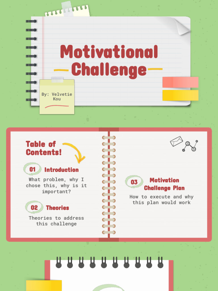 Motivational Challenge Presentation | PDF | Motivational | Motivation