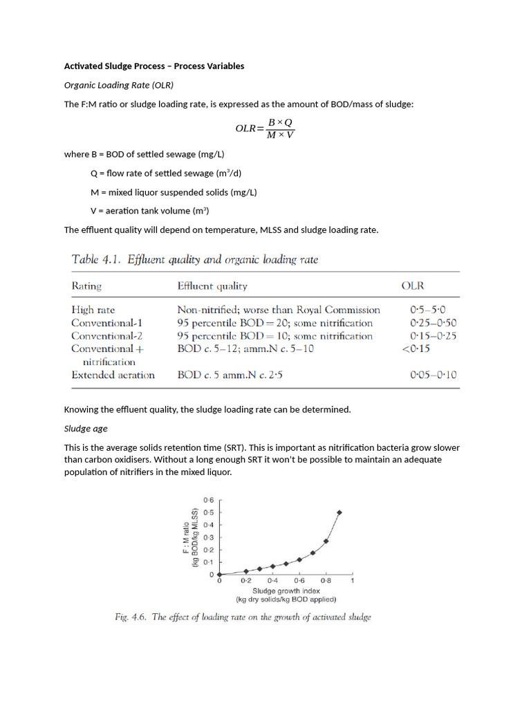 Activated Sludge Process Variables Explained | PDF | Biodegradable ...