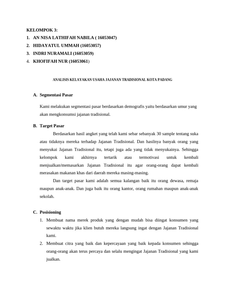 ANALISIS SWOT 3 | PDF