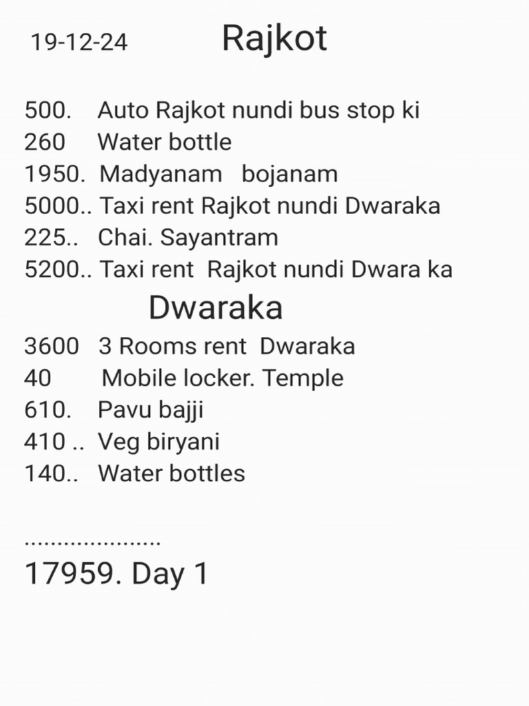 Dwaraka And Somnath trip 18-12-2024_241227_203643 | PDF