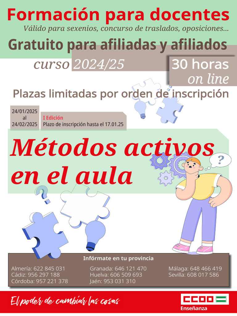 Cartel Metodos Activos en El Aula | PDF