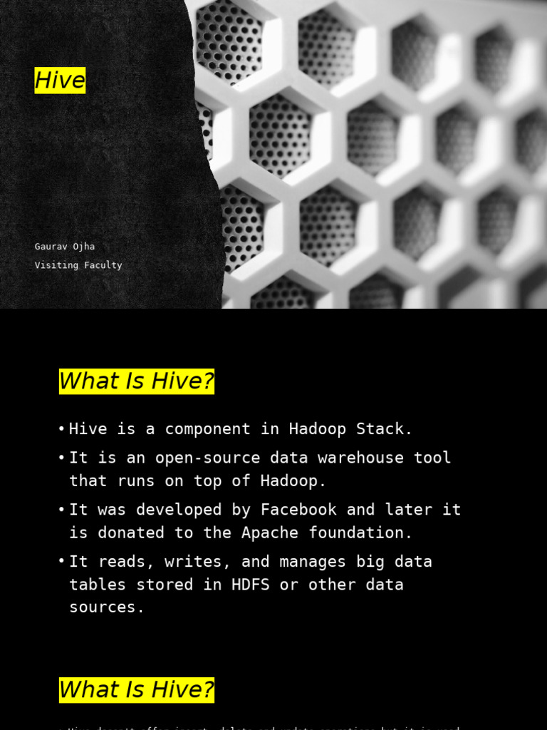 7 Hive | PDF | Apache Hadoop | Databases
