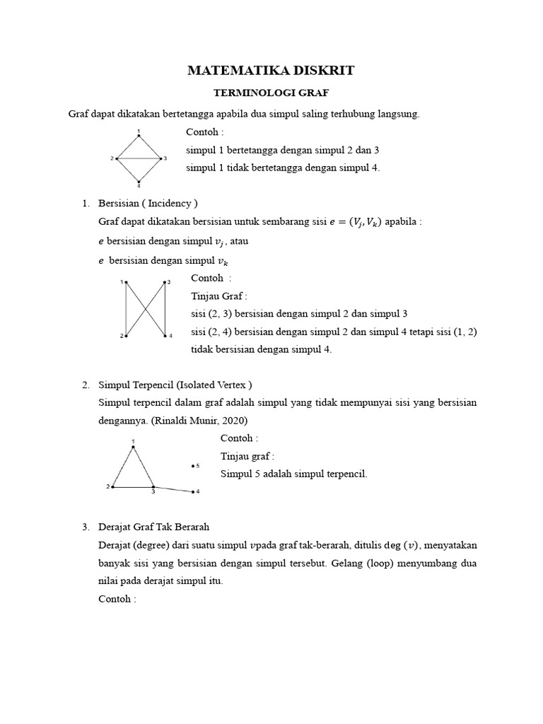 Terminologi Graf | PDF