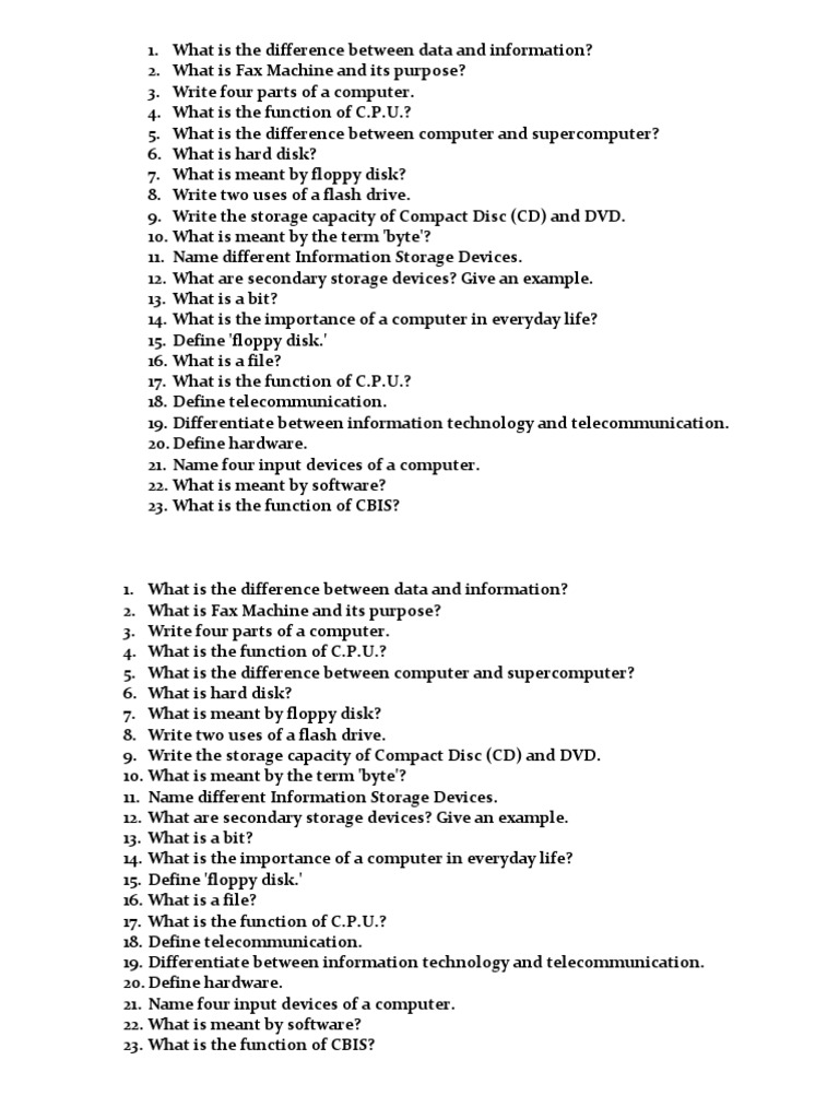 What Is The Difference Between Data and Information | PDF