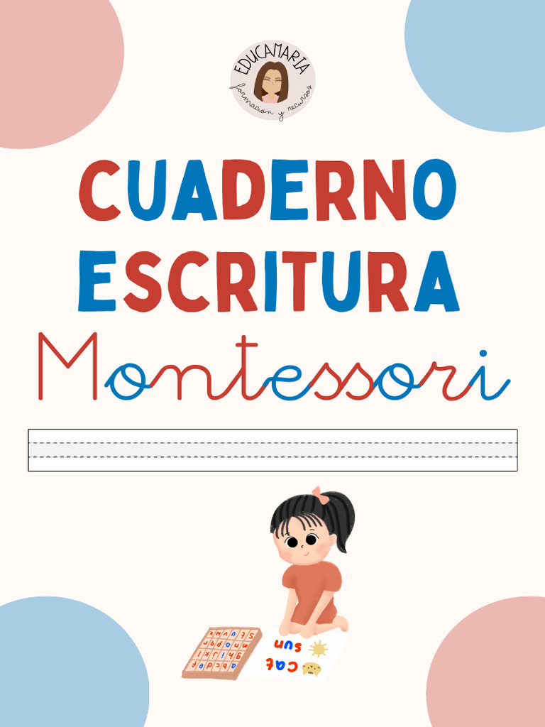 Cuaderno Escritura Montessori 3 Szxyry | PDF