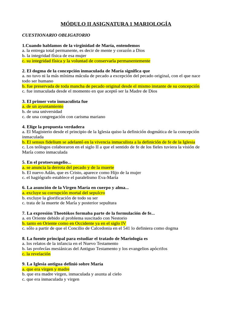 Módulo II Asig.3 Mariología | PDF | María, madre de Jesús | Jesús