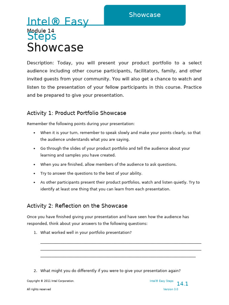 IES v3.0 M14 Final Jan18 | PDF