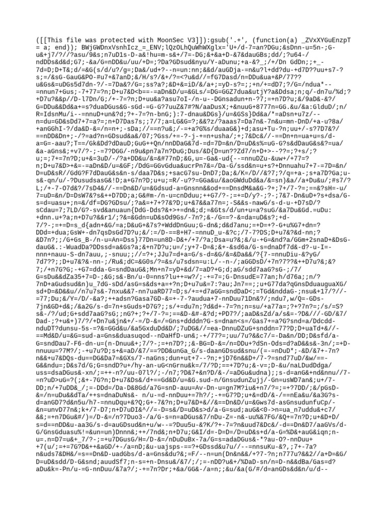 MoonSec V3 Protected Document | PDF