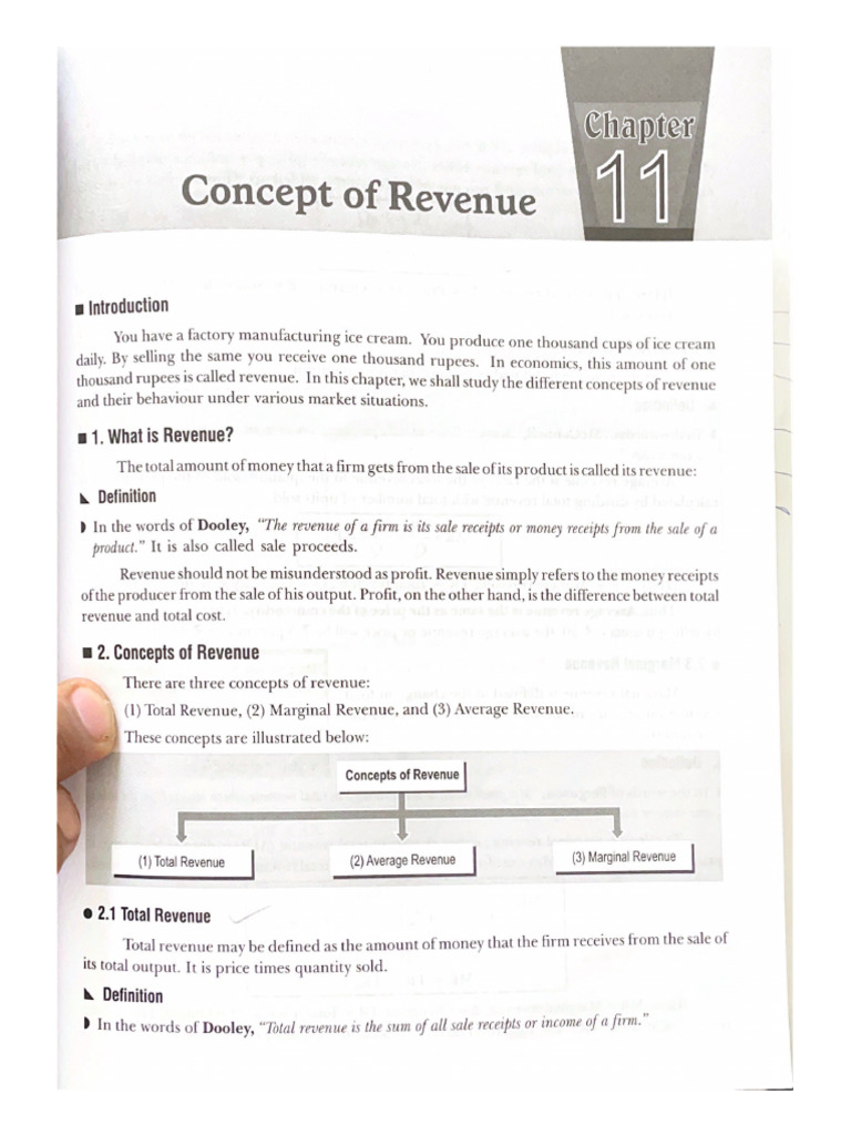 11 Concept of Revenue | PDF
