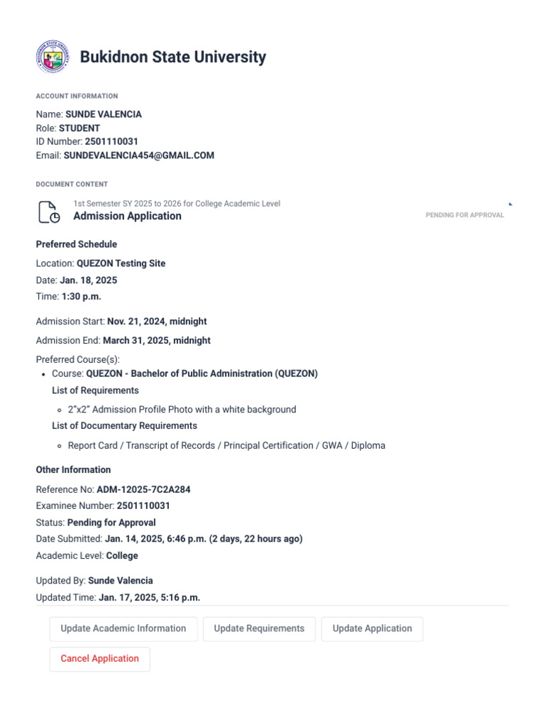 Application #ADM 12025 7C2A284 | PDF