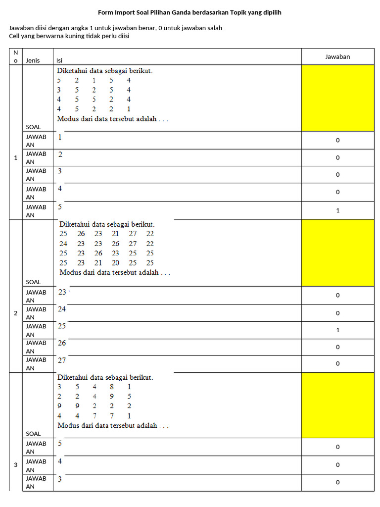 Soal X MTK PKL | PDF