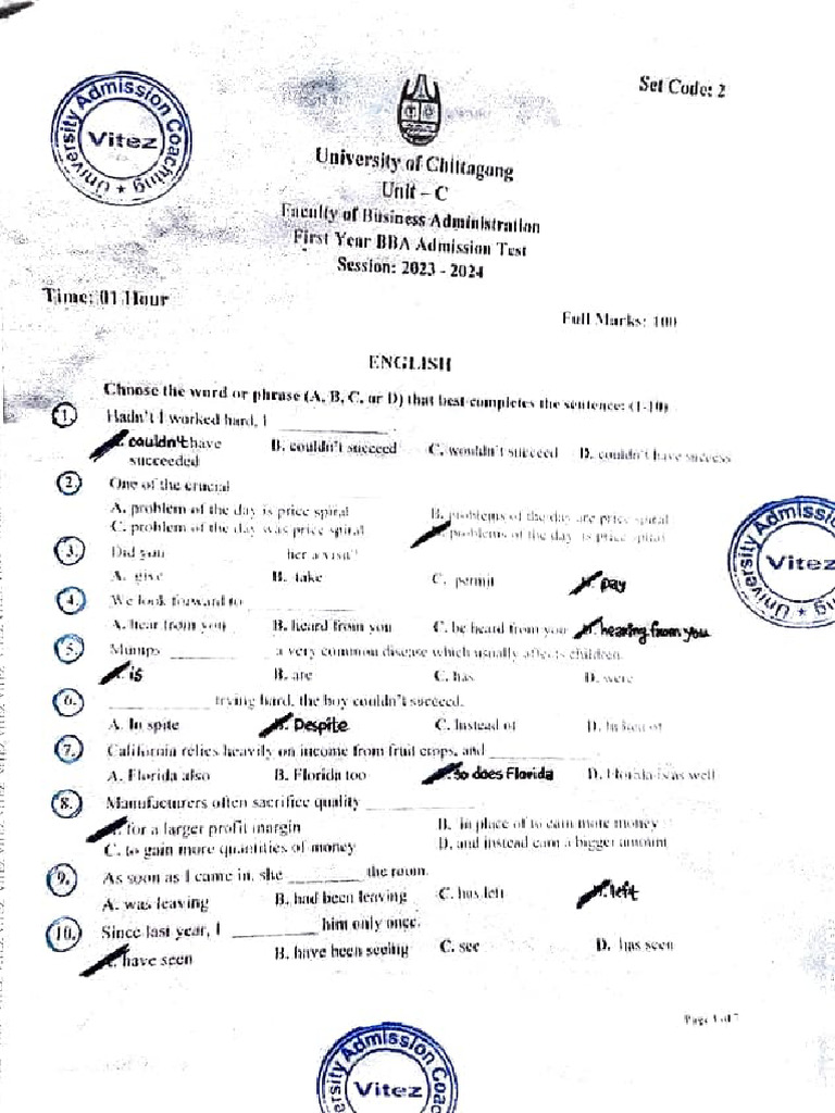 Cu C Unit Qbank | PDF