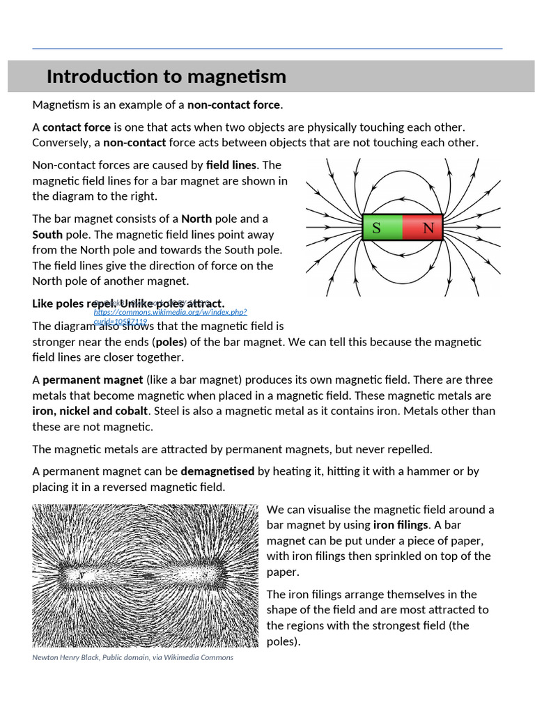 Introduction To Magnetism 4 | PDF | Magnet | Magnetic Field