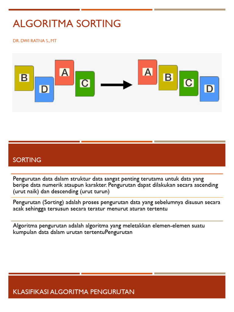 06 Algoritma Sorting | PDF