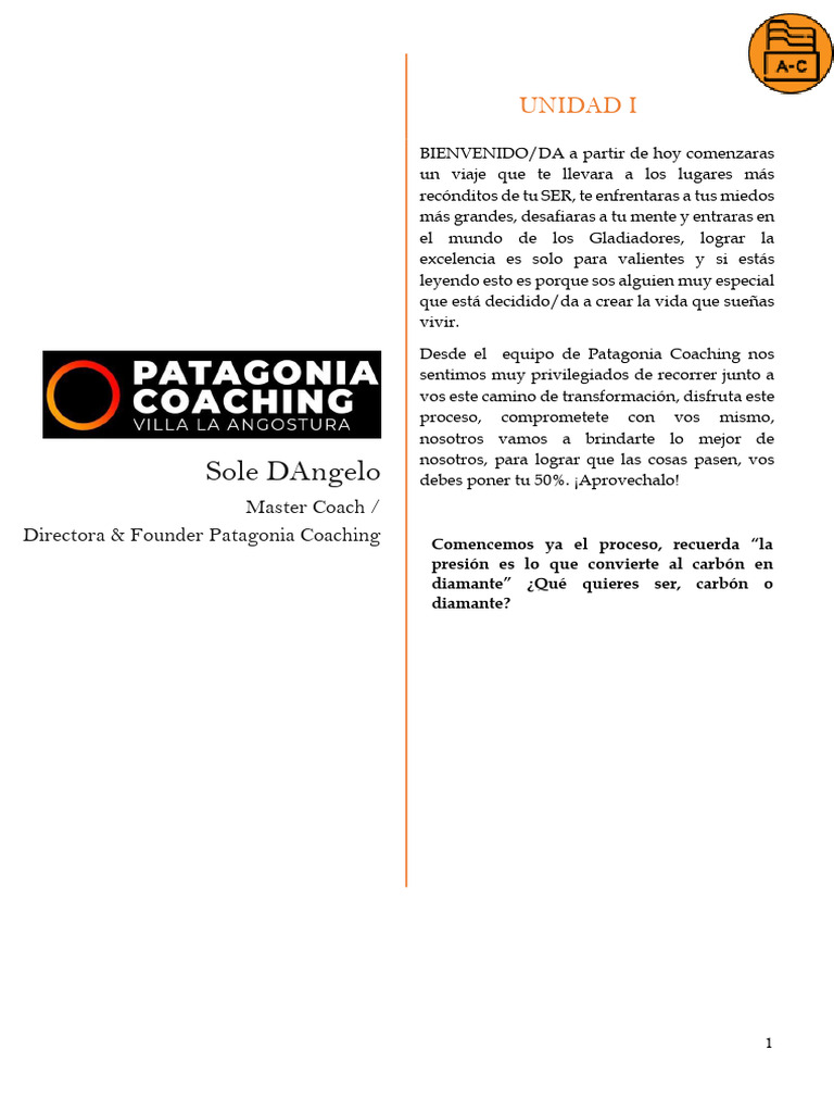 Coaching Ontológico | PDF | Aprendizaje | Pensamiento