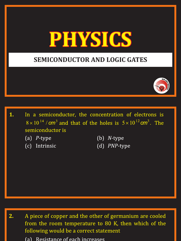 Semiconductor Logic Basics | PDF