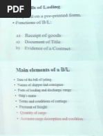 B/L Draft Format and Details | PDF