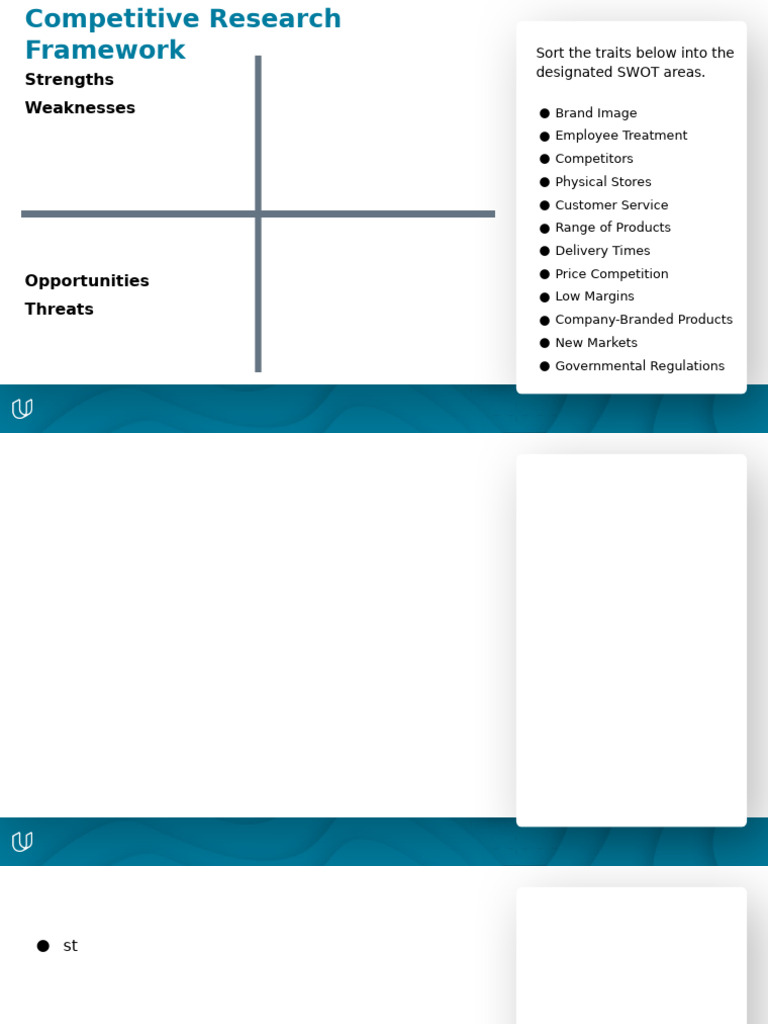 Exercise Competitive Research Framework | PDF
