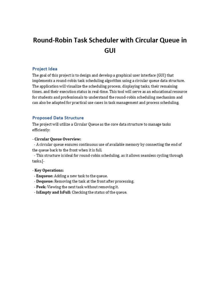 Round_Robin_Task_Scheduler | PDF