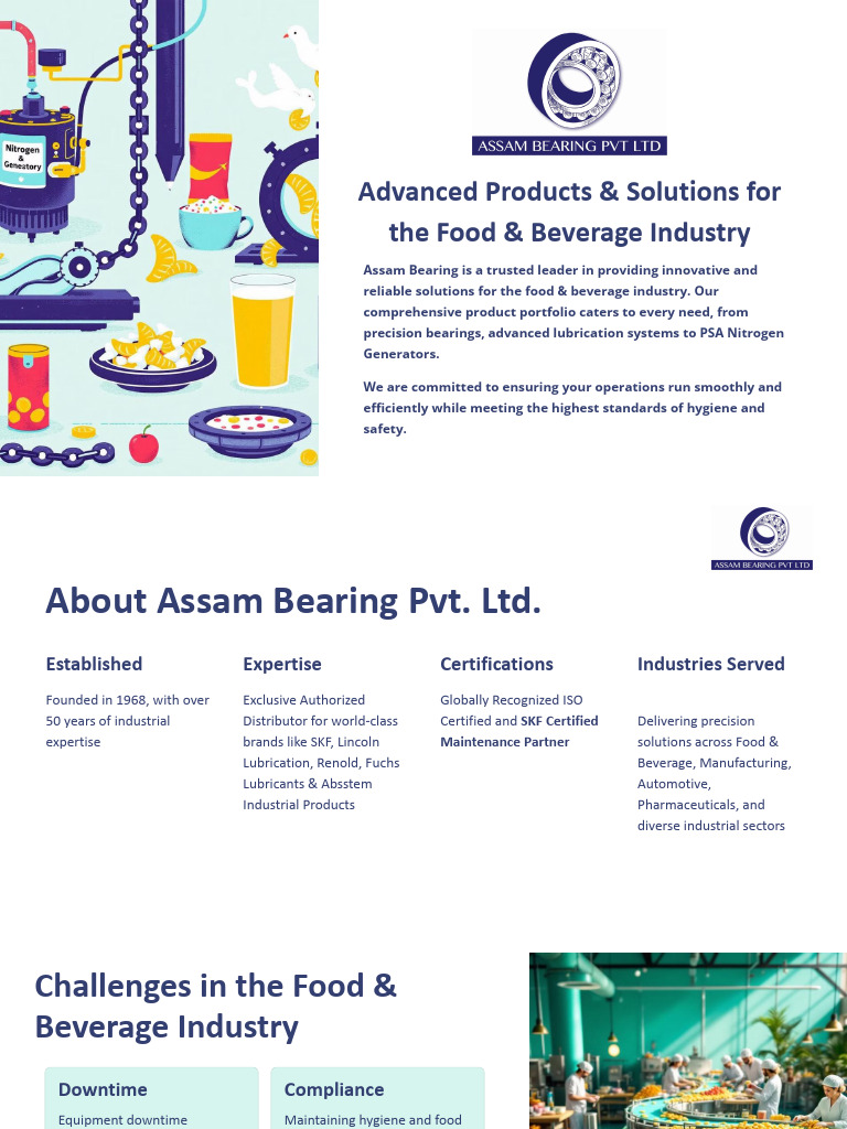 Advanced Products and Solutions For The Food and Beverage Industry ...