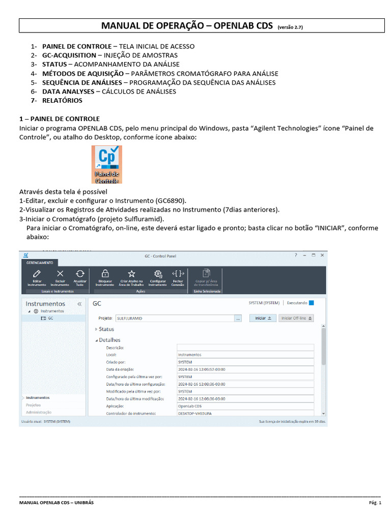 Manual Openlab Cds - Com Métodos | PDF