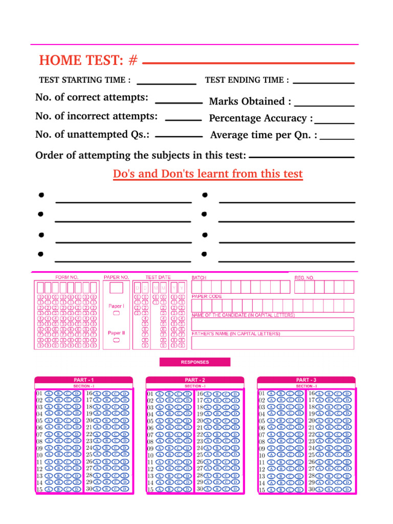 Test Performance Summary | PDF