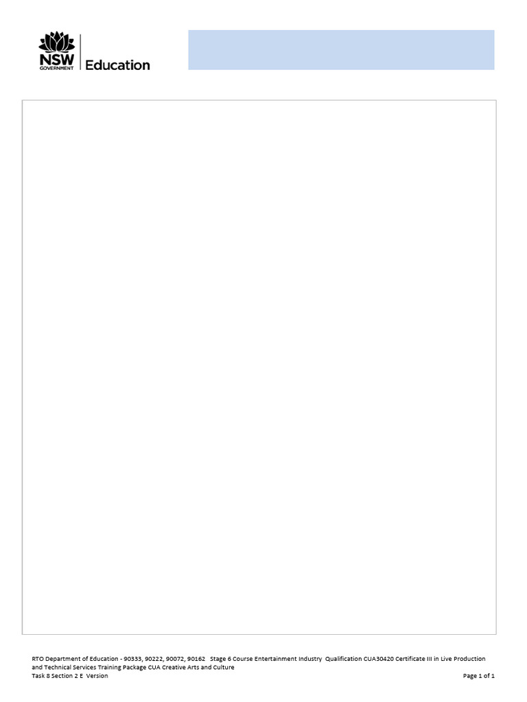 Task 8 Section 2 Part E - Form 12 - Vision System Schematic | PDF